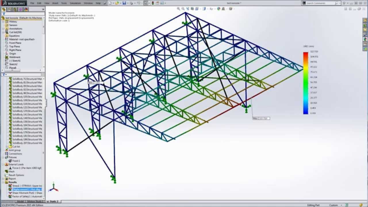 Solidworks Steel Structures Youtube