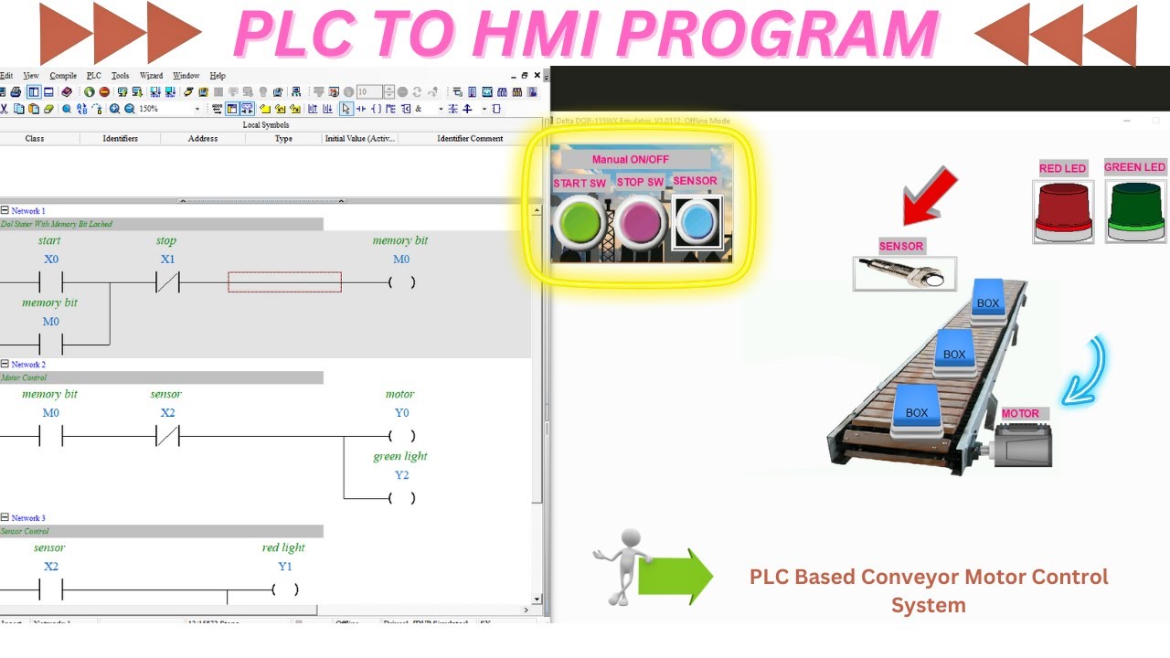 Conveyor Belt Motor Control Ladder Diagram At Levi Gether Blog
