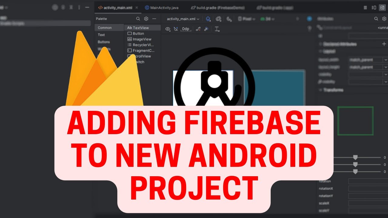 Connect App To Firebase Android Studio Firebase Course 1 Java