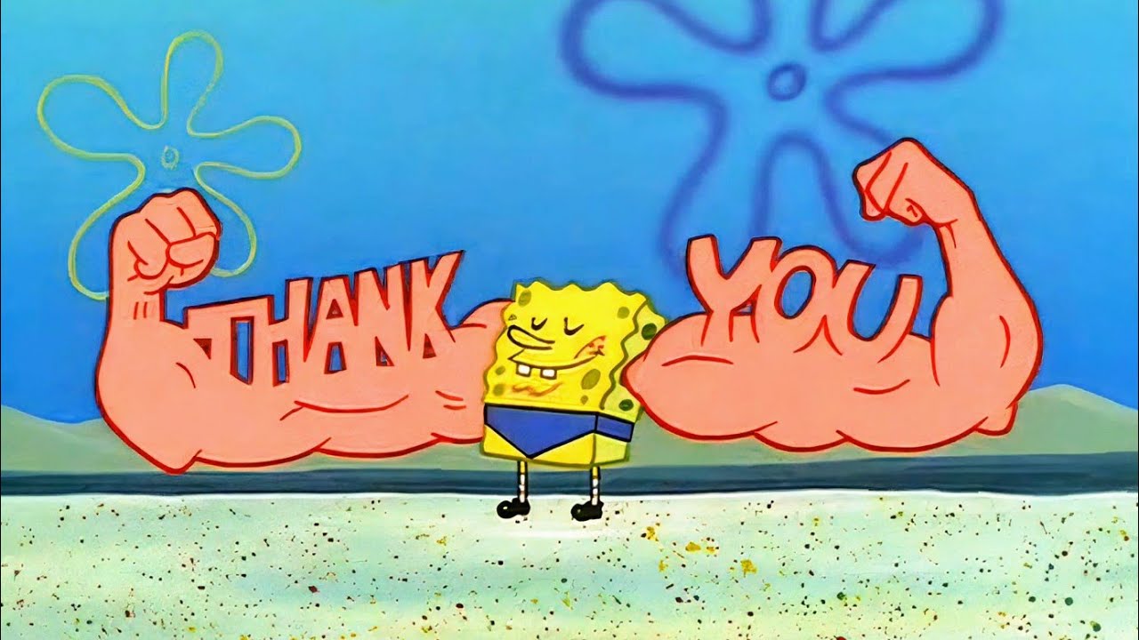 Spongebob Squarepants Thank You High Resolution And Framerate Youtube
