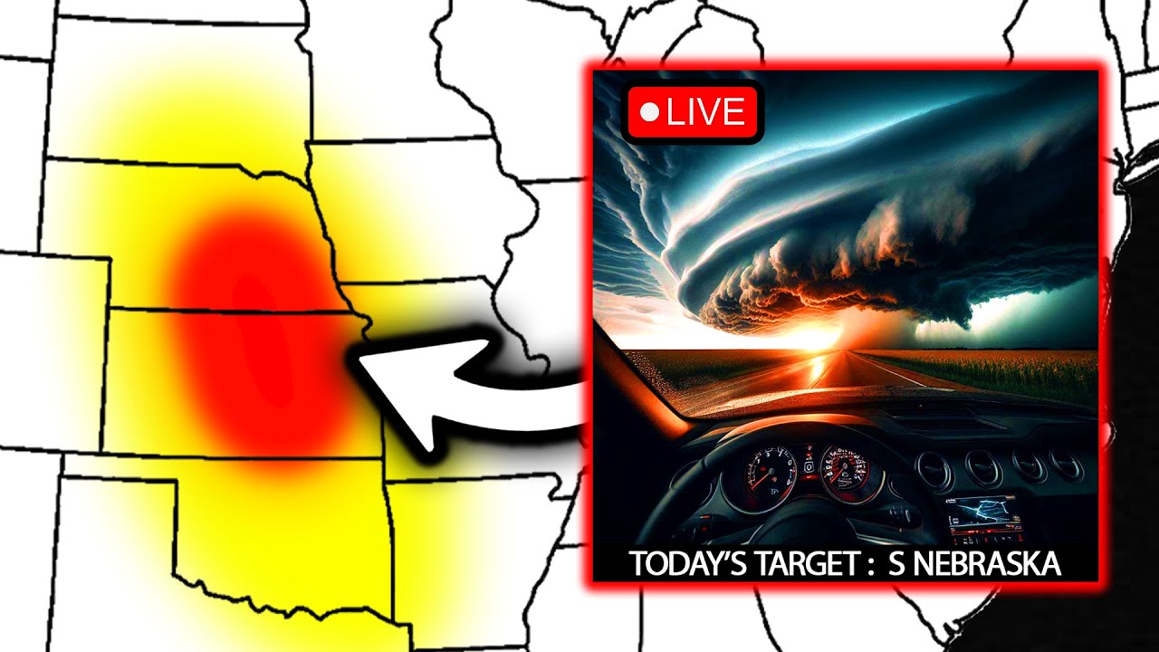 Live Storm Chasing Severe Weather And Tornadoes Possible Youtube