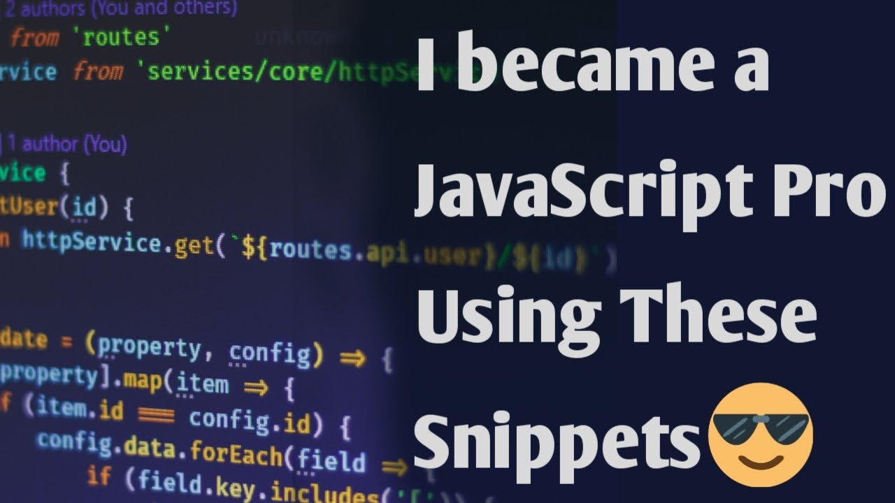 Become A Javascript Pro With These Useful Js Snippets Youtube