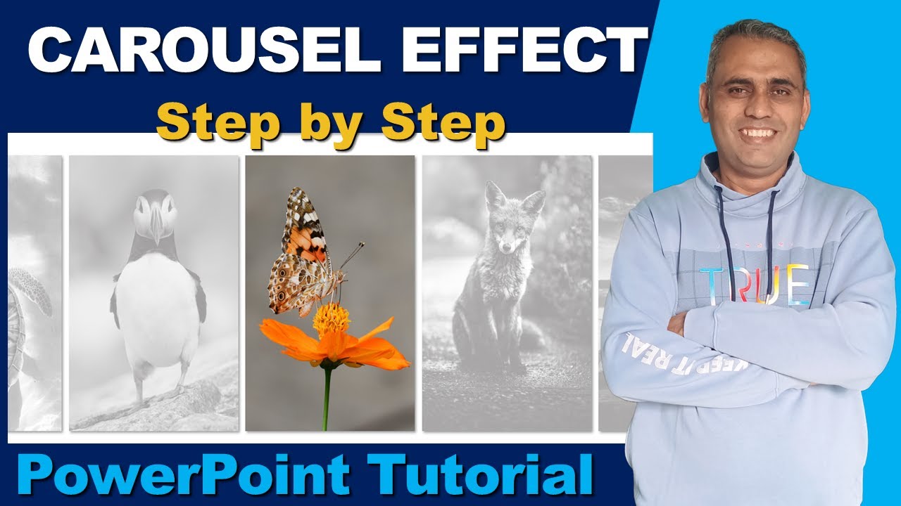 How To Create Carousel Effect Animation In Powerpoint Using Morph