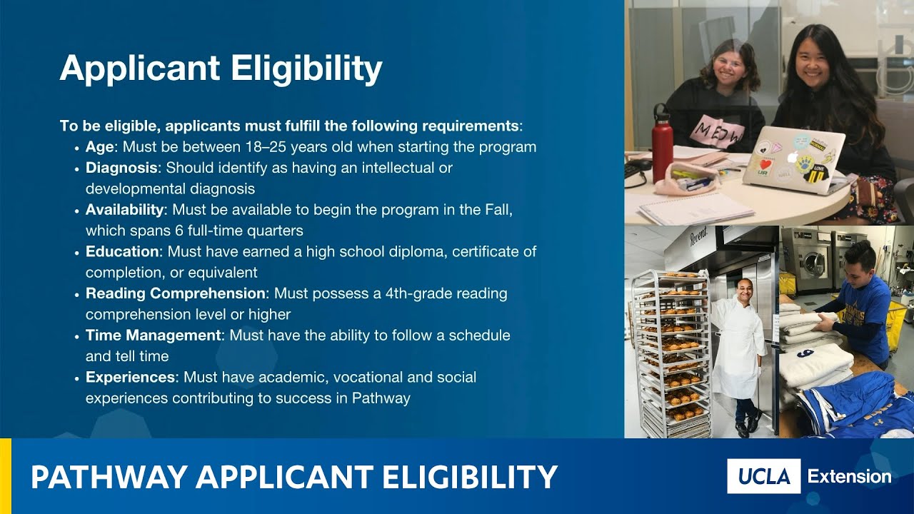 Pathway Applicant Eligibility Youtube