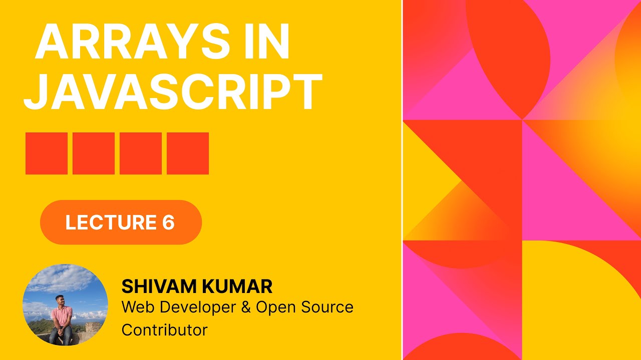 Arrays In Javascript Youtube