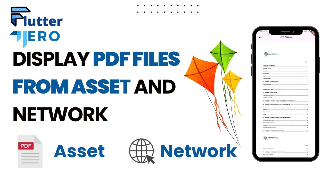 Display Pdf Files In Flutter App From Asset And Network Flutter Pdf