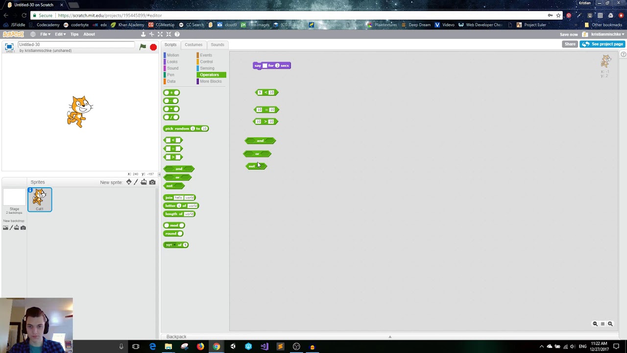 Scratch Programming Logic Operators Youtube
