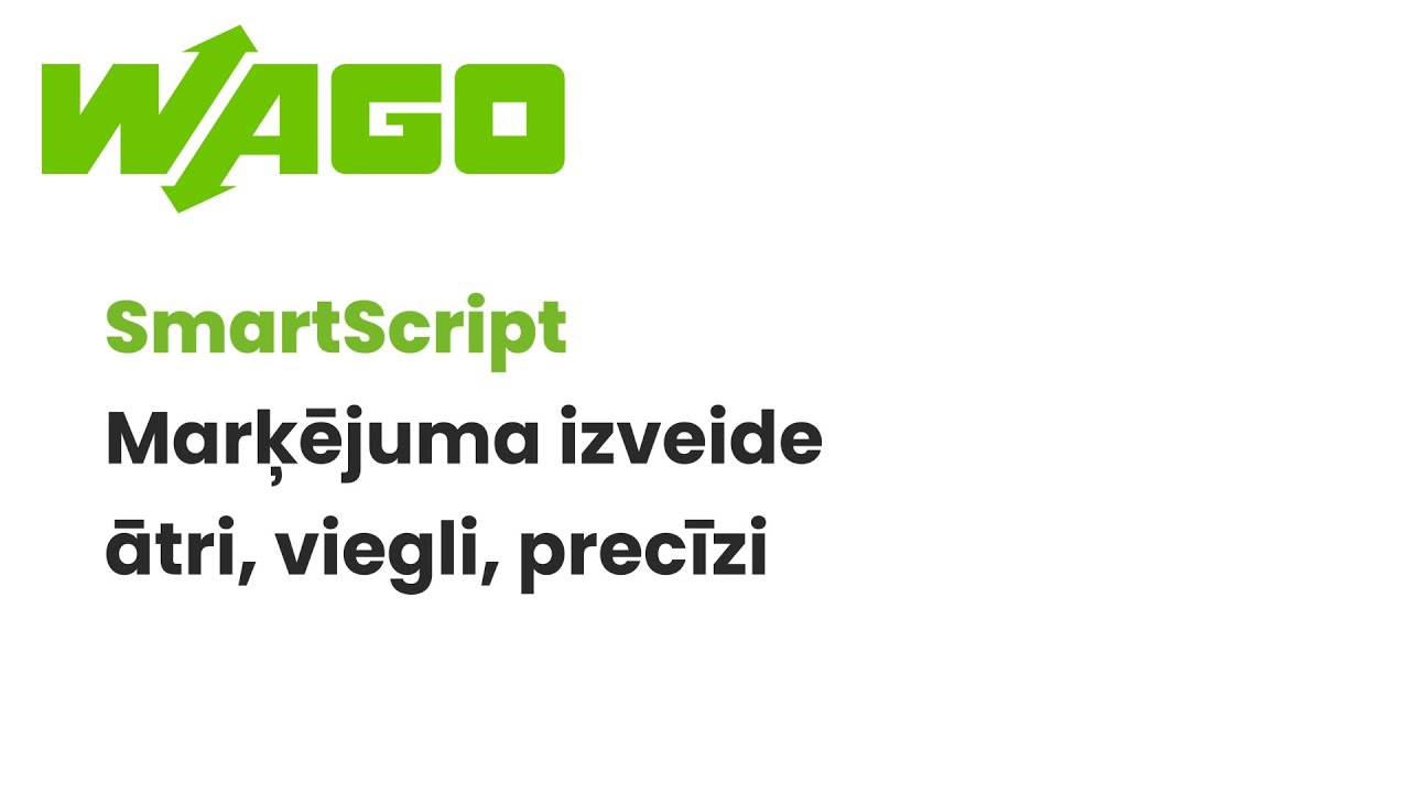 Wago Smartscript Youtube