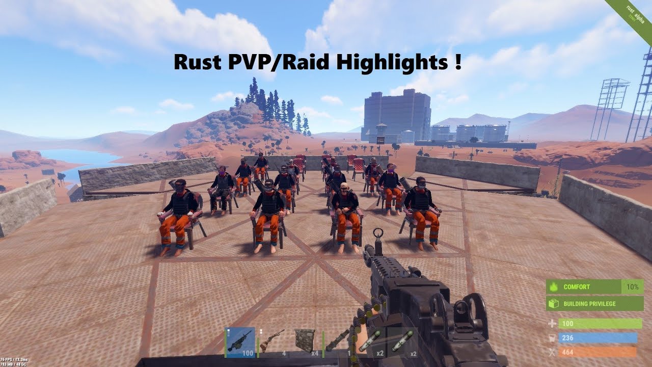 Rust Pvp Raid Highlights Youtube