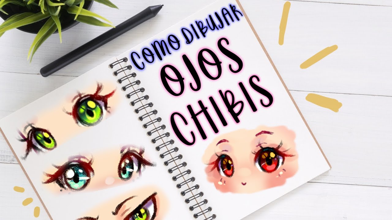 Como Dibujar Ojos Chibis Tutorial Youtube