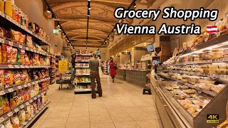 Grocery Shopping In Vienna Walking Inside Billa Corso Schottentor 4k ...