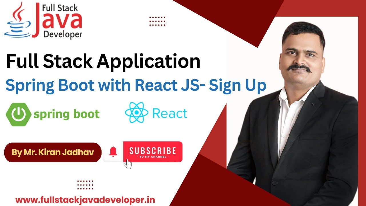Full Stack Application Spring Boot With React Js Signup Learn