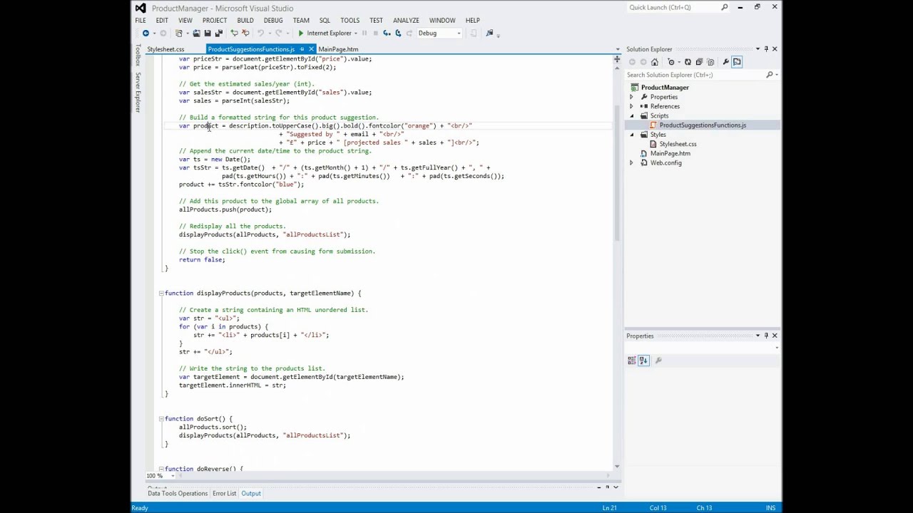 Html5 Software Development Training Youtube