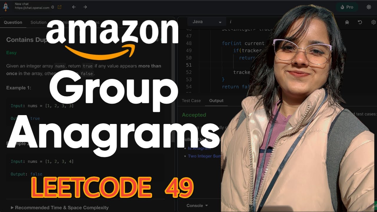 Dsa Day 7 Group Anagrams Leetcode 49 Java Hashmaps Youtube