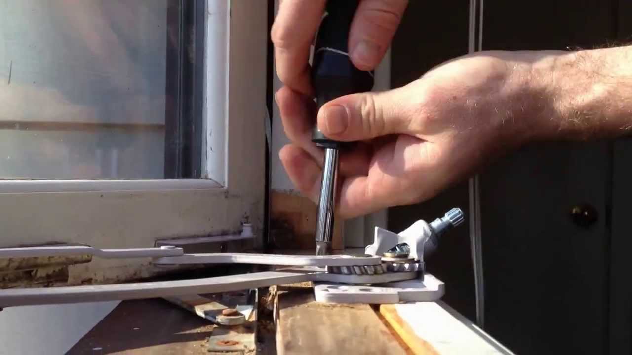 How To Replace A Casement Window Crank Operator Youtube