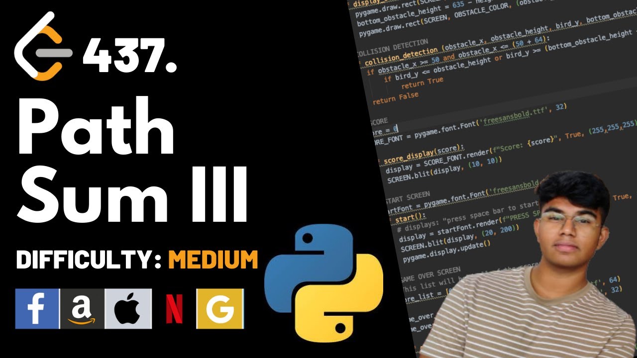 Path Sum Iii Leet Code 437 Theory Explained Python Code Youtube