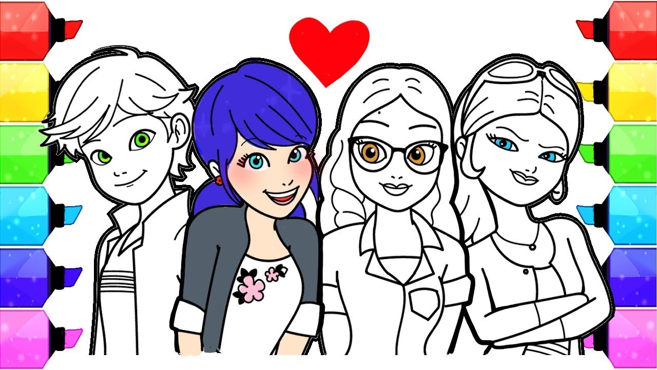 Miraculous Ladybug Coloring Pages How To Draw And Color Ladybug
