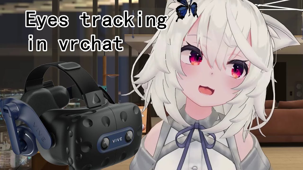Vrchat Avatar With Eyes Tracking Eyes Are More Vivid Youtube