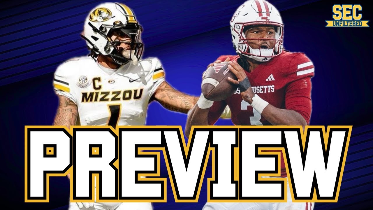 Mizzou Vs Umass Preview Predictions 2024 Sec Football Youtube