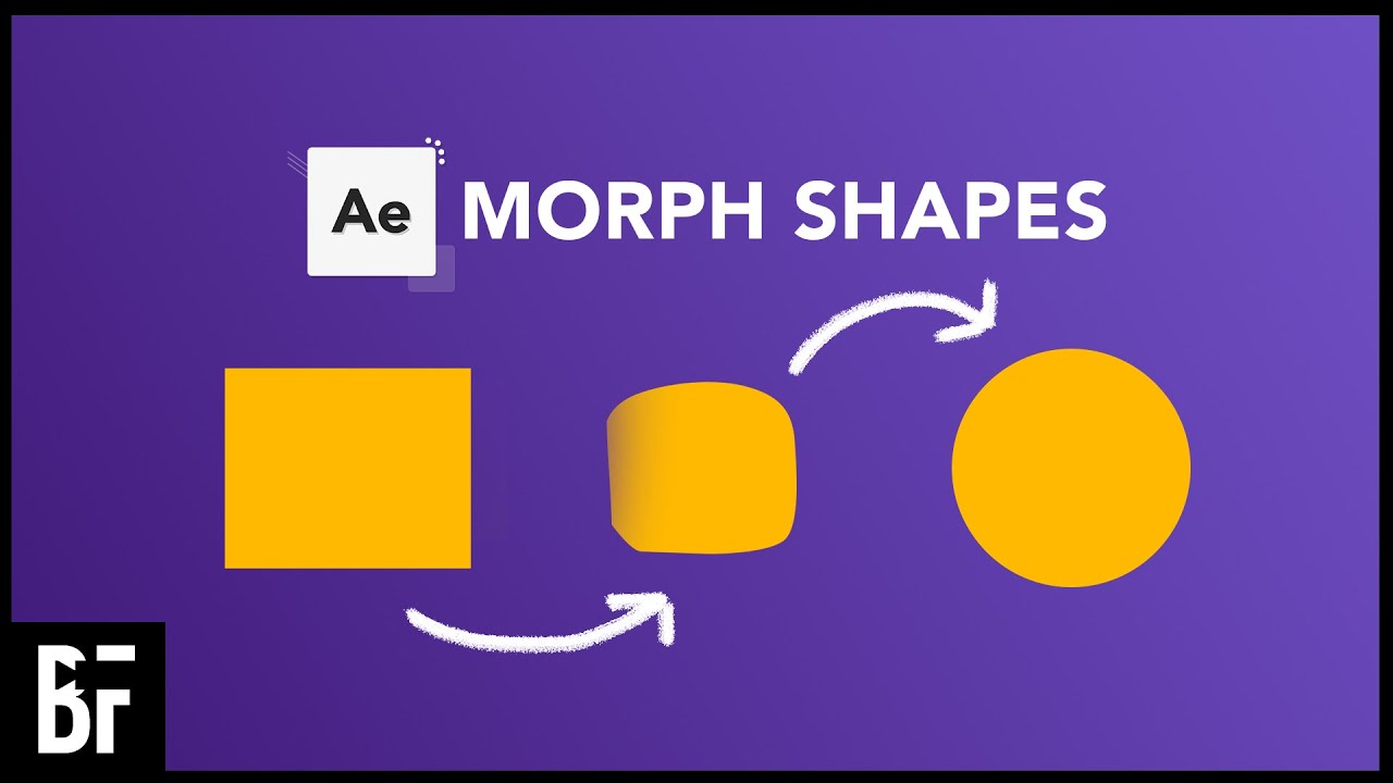 Morph Shapes In After Effects 2021 Youtube