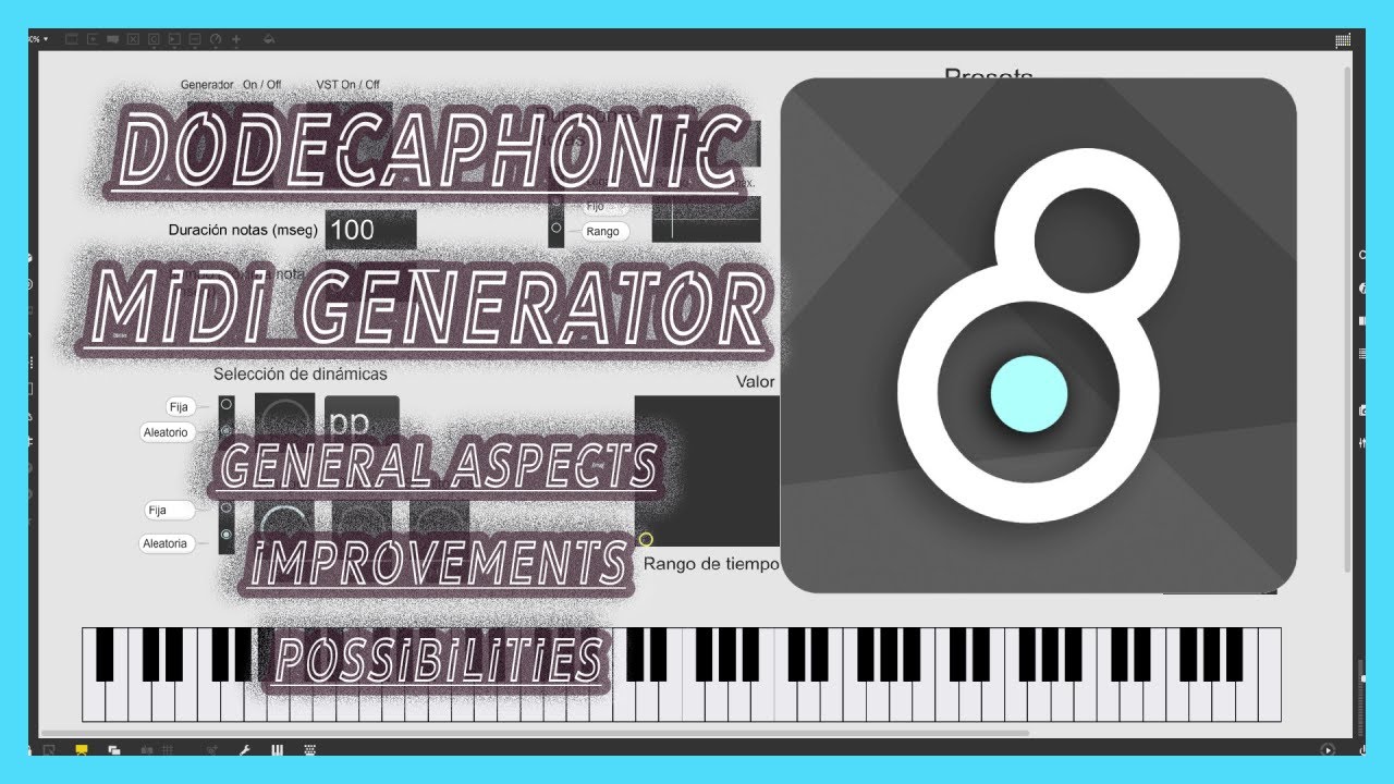 How To Max Msp Dodecaphonic Midi Generator Tutorial 6 Youtube
