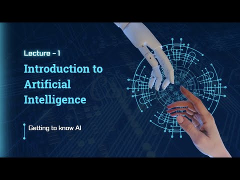Lecture 1 Introduction To Ai Youtube