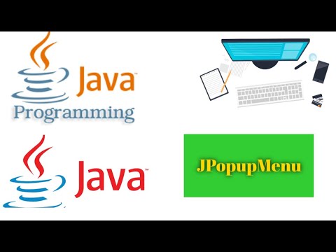 Jpopupmenu In Java Jpopupmenu Using Swing Youtube