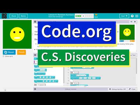 Code Org Lesson 6 4 Random Numbers Tutorial With Answers Unit 3 C S