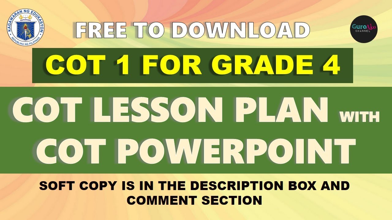 Grade 5 Cot Lesson Plan With Powerpoint Presentation Quarter 1 Math