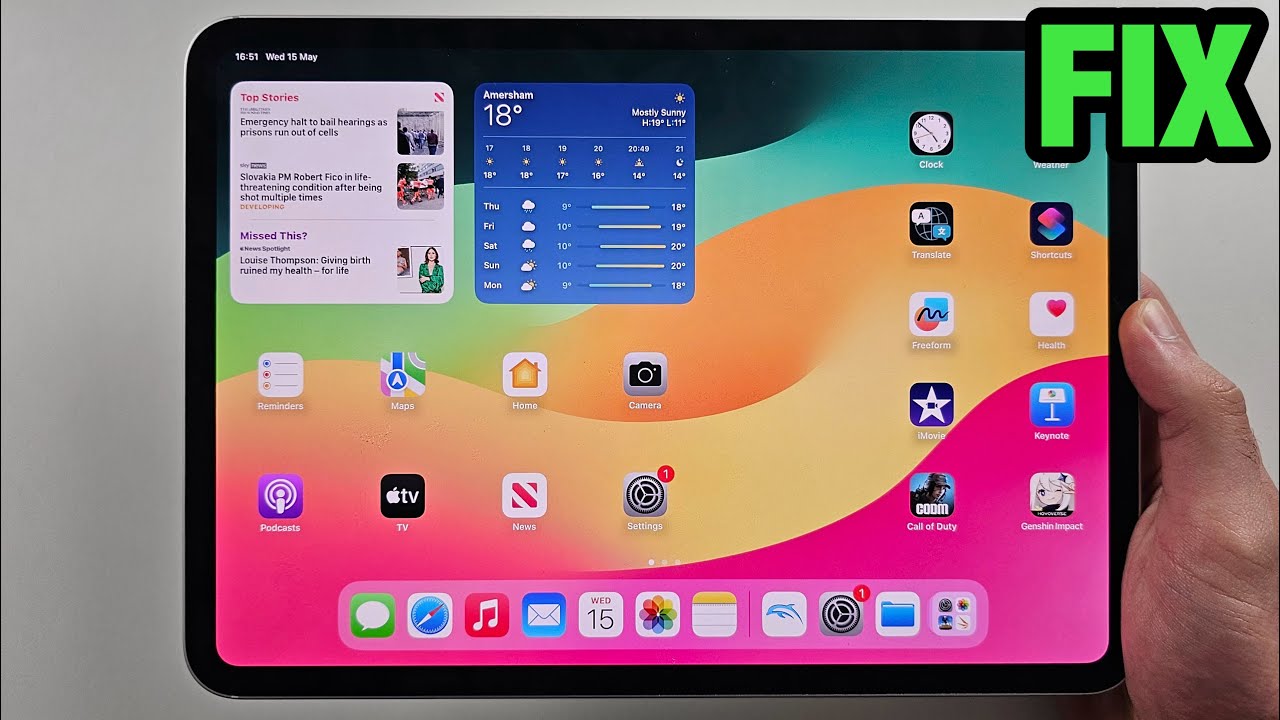 Ipad Pro Screen Not Responding To Touch Solved Youtube