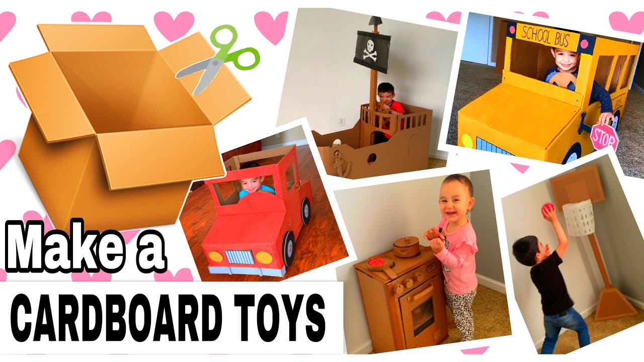 How To Make Stuff Out Of Cardboard Diy Craft Youtube