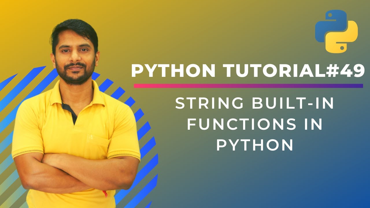 Python String Functions In Hindi Youtube