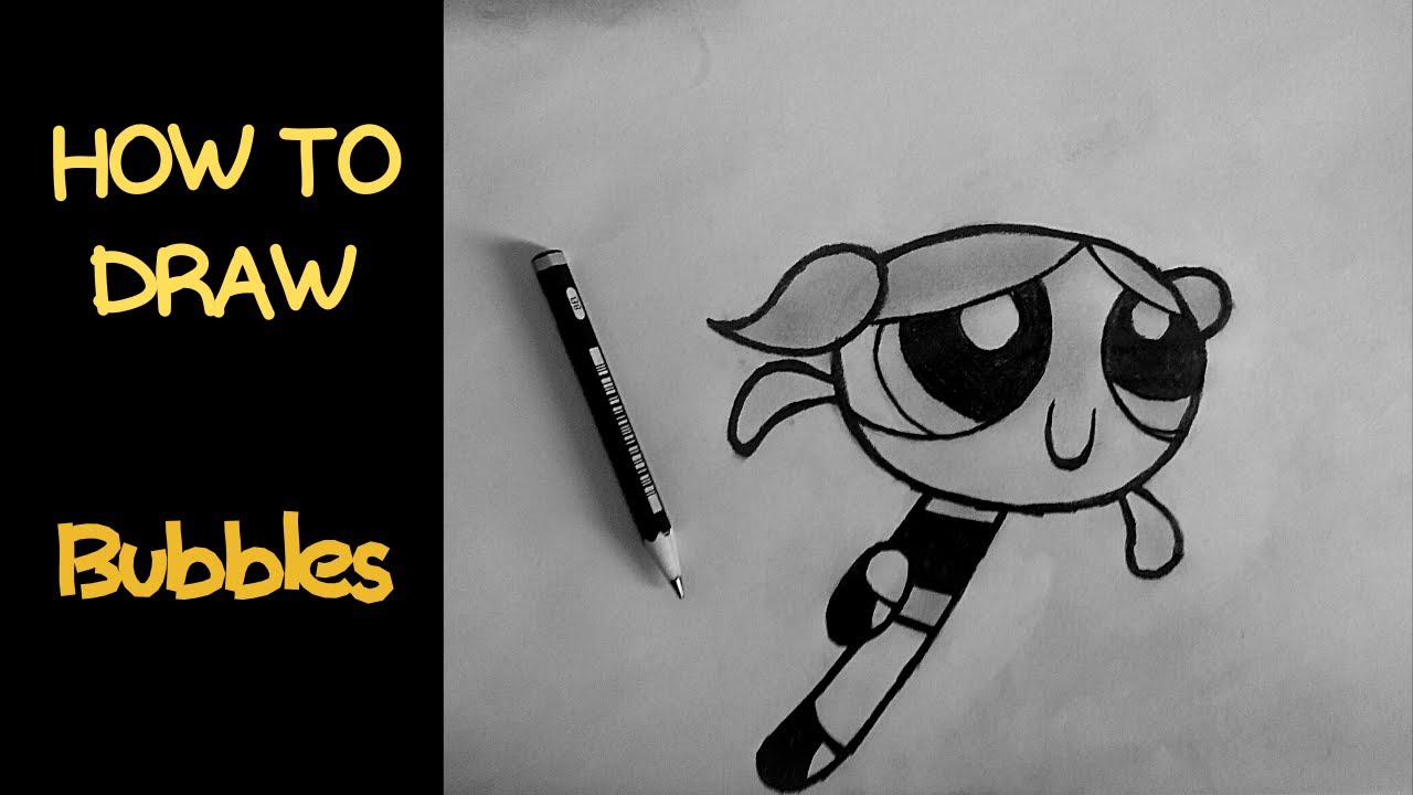 How To Draw Bubbles Speed Drawing Youtube