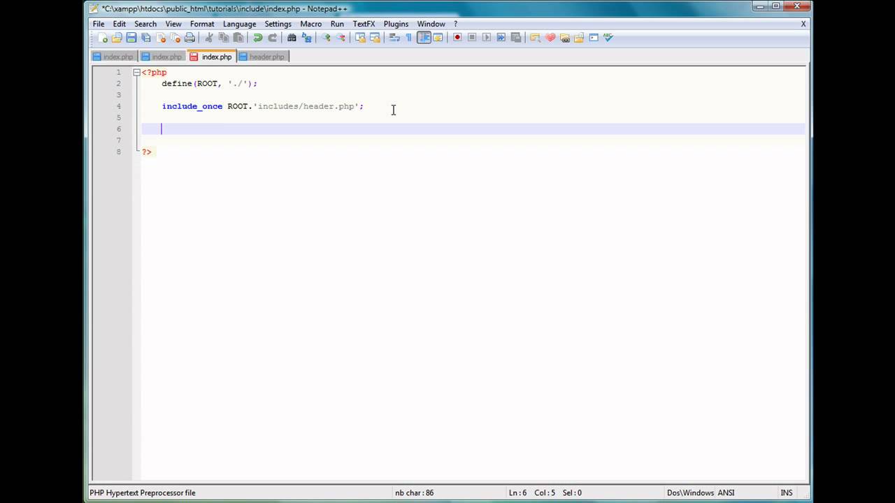 Php Include Another Php File Youtube