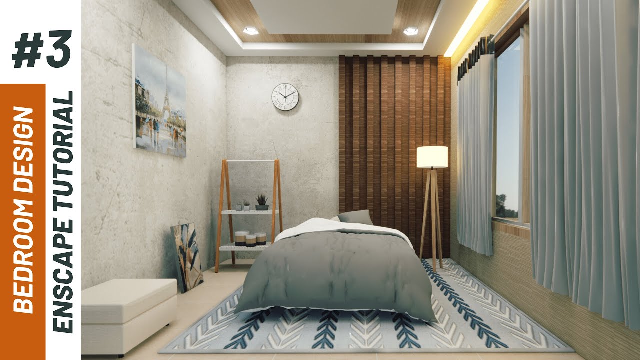 Sketchup Enscape Interior Bedroom Interior Enscape Tutorial 1