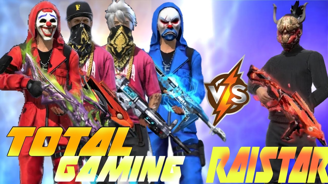 Total Gaming Vs Raistar 1 Vs 4 Clas Squad Magical Moments Speed
