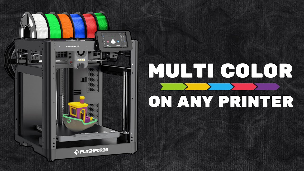 Multi Color 3d Printing With Any Printer Orca Slicer Youtube