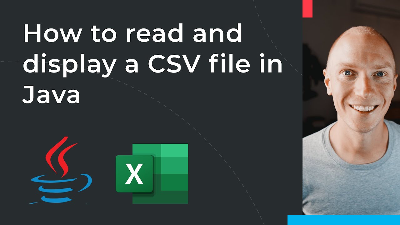 How To Read And Display A Csv File In Java Youtube