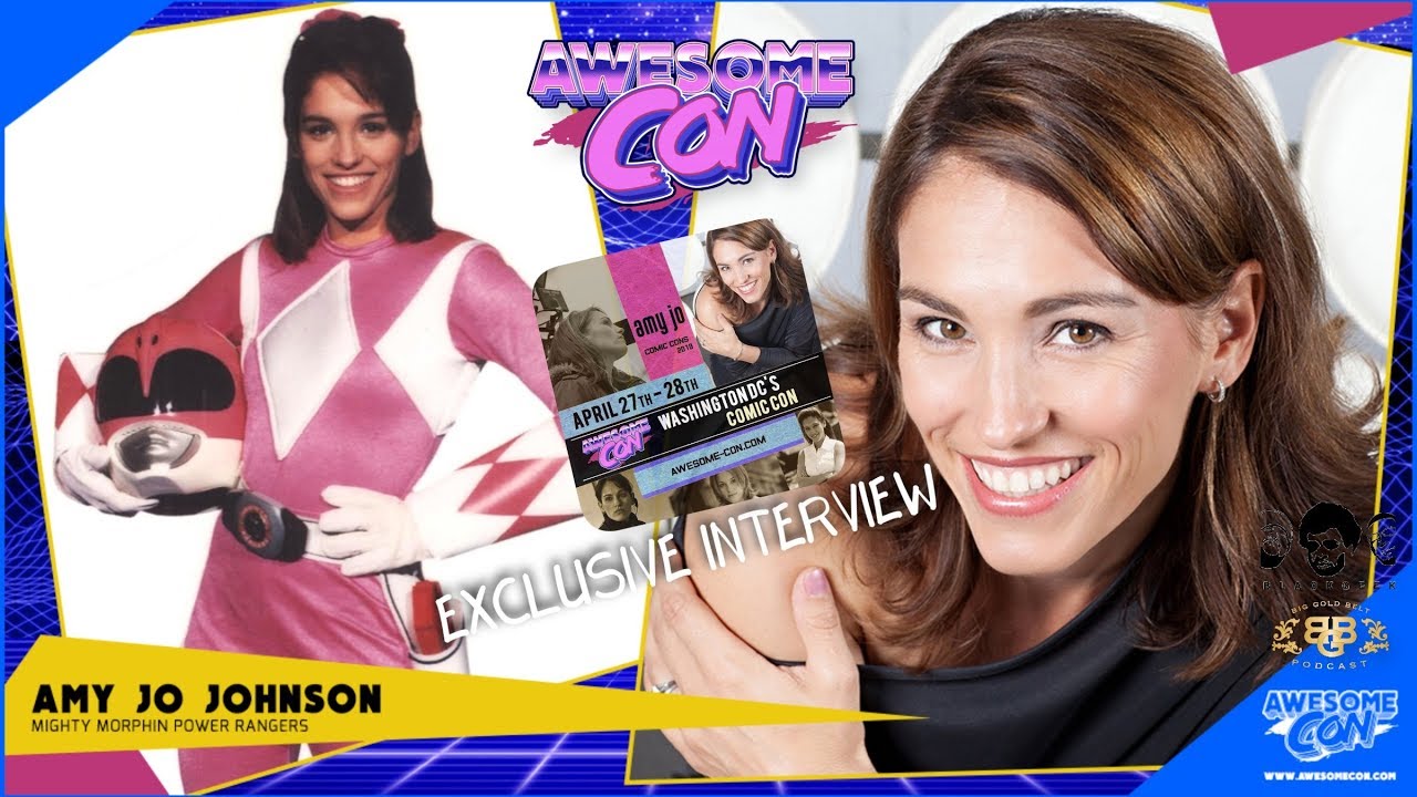 Awesome Con 2019 Amy Jo Johnson Interview Mmpr Pink Ranger The