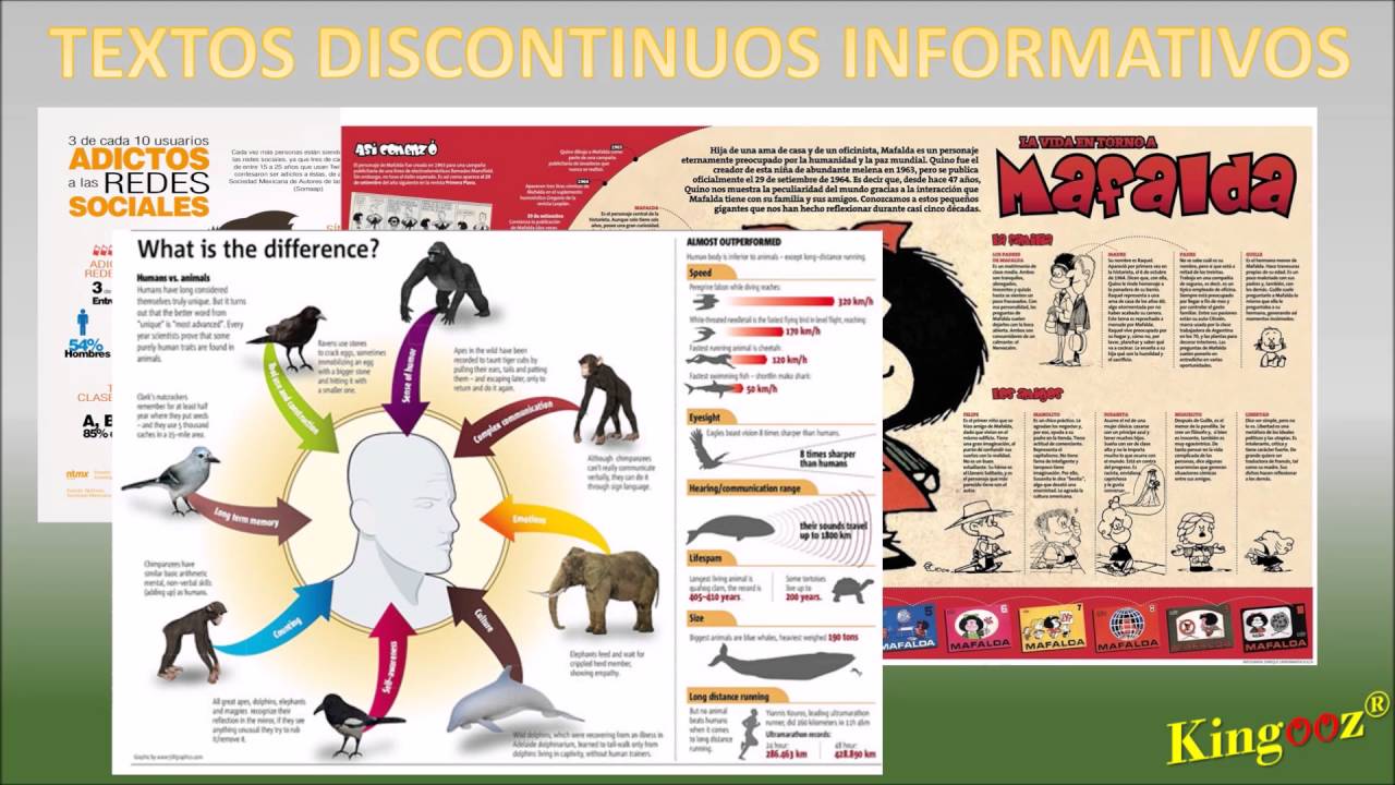 16 Textos Discontinuos Youtube