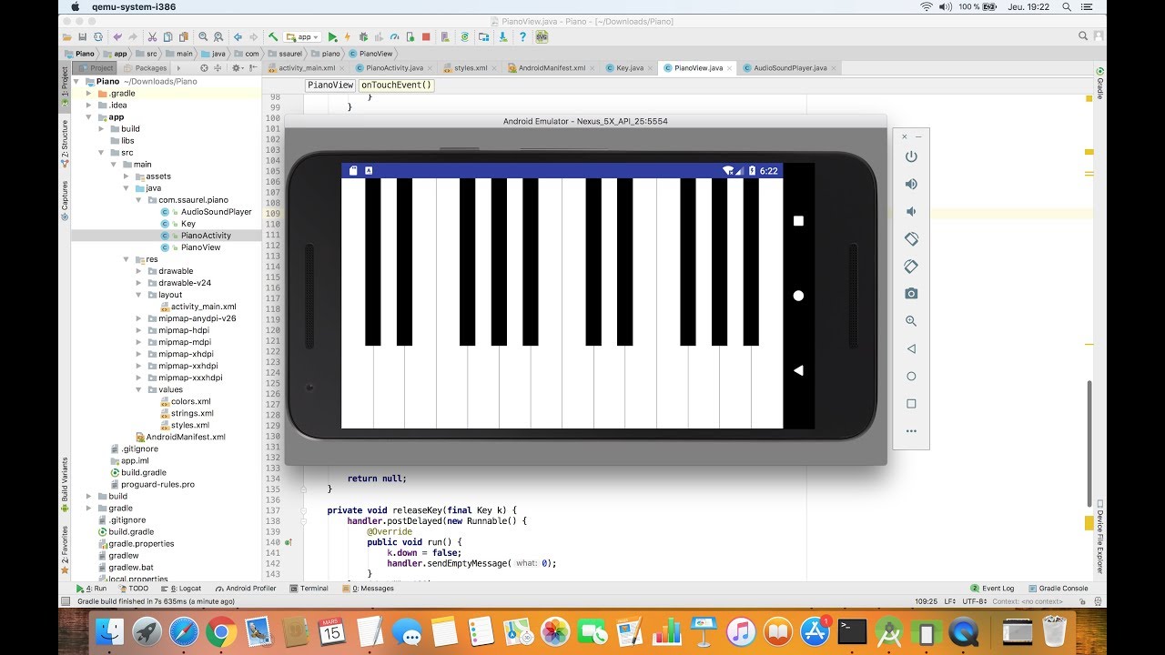 Learn To Create A Virtual Piano For Android Youtube