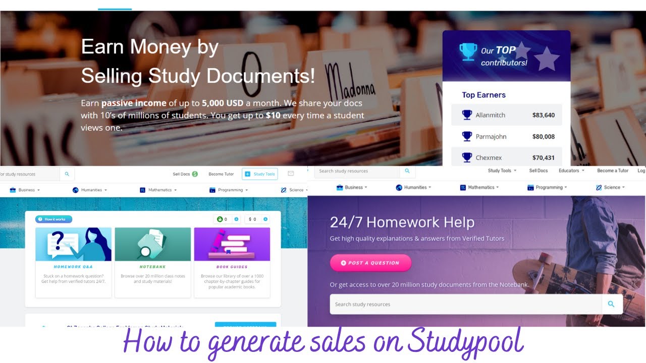 How To Generate Boost Sales On Studypool I Start Freelancing As A