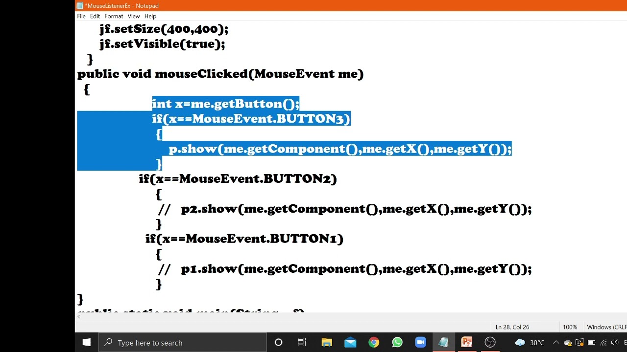 Java Jpopupmenu How To Add Menues In Java Swings Core Java Youtube