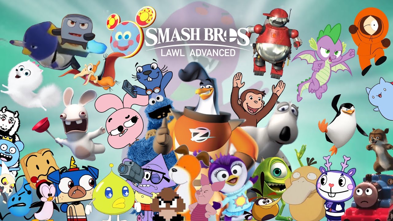 Smash Bros Lawl Advanced Bonus Intro Main Menu 2 New Announcers