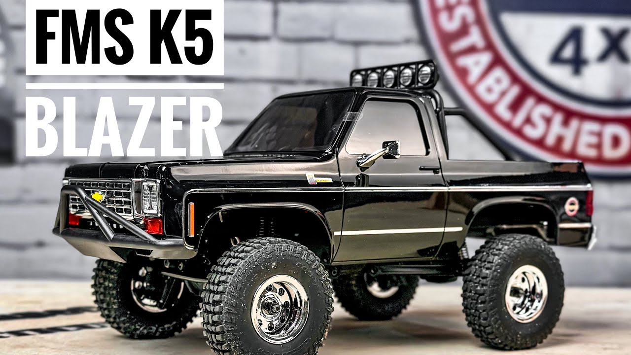 New Fms Fcx24 K5 Blazer Rtr Unboxing Review Crawling More