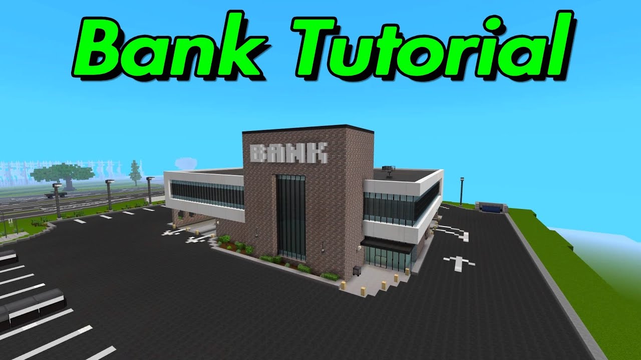 Minecraft Bank Tutorial Youtube