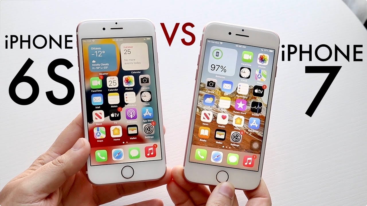 Iphone 6s Vs Iphone 7 In 2022 Comparison Review Youtube