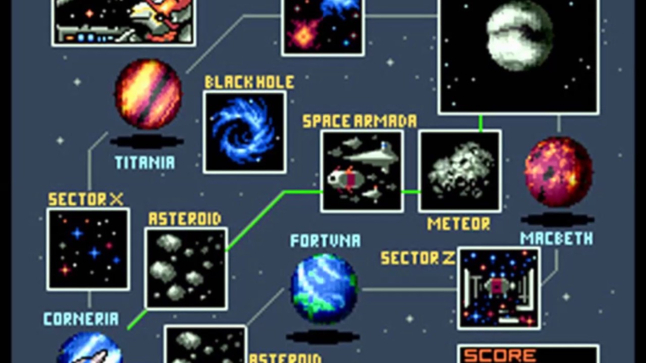 Star Fox 64 Map Screen Snes Remix Youtube
