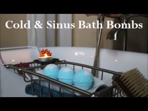 Cold Sinus Relief Bath Bombs R L Youtube