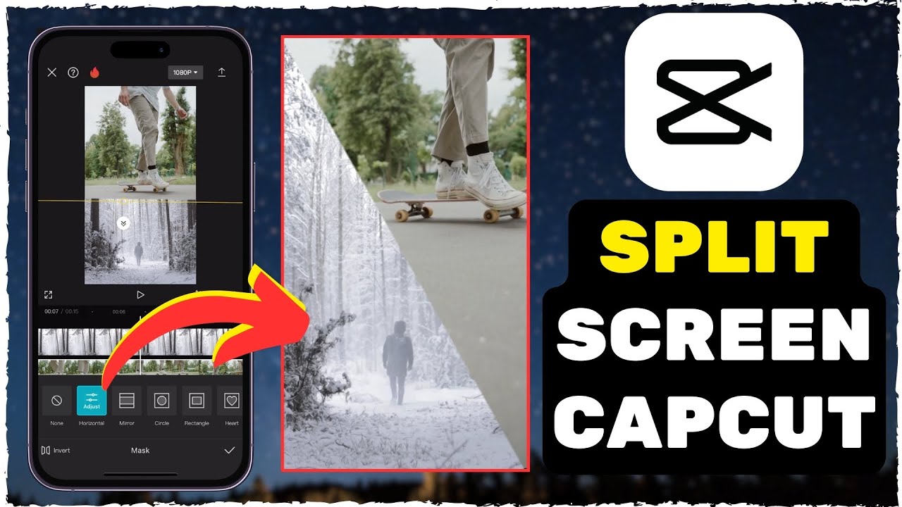 Create Split Screen In Capcut Ios Android Youtube